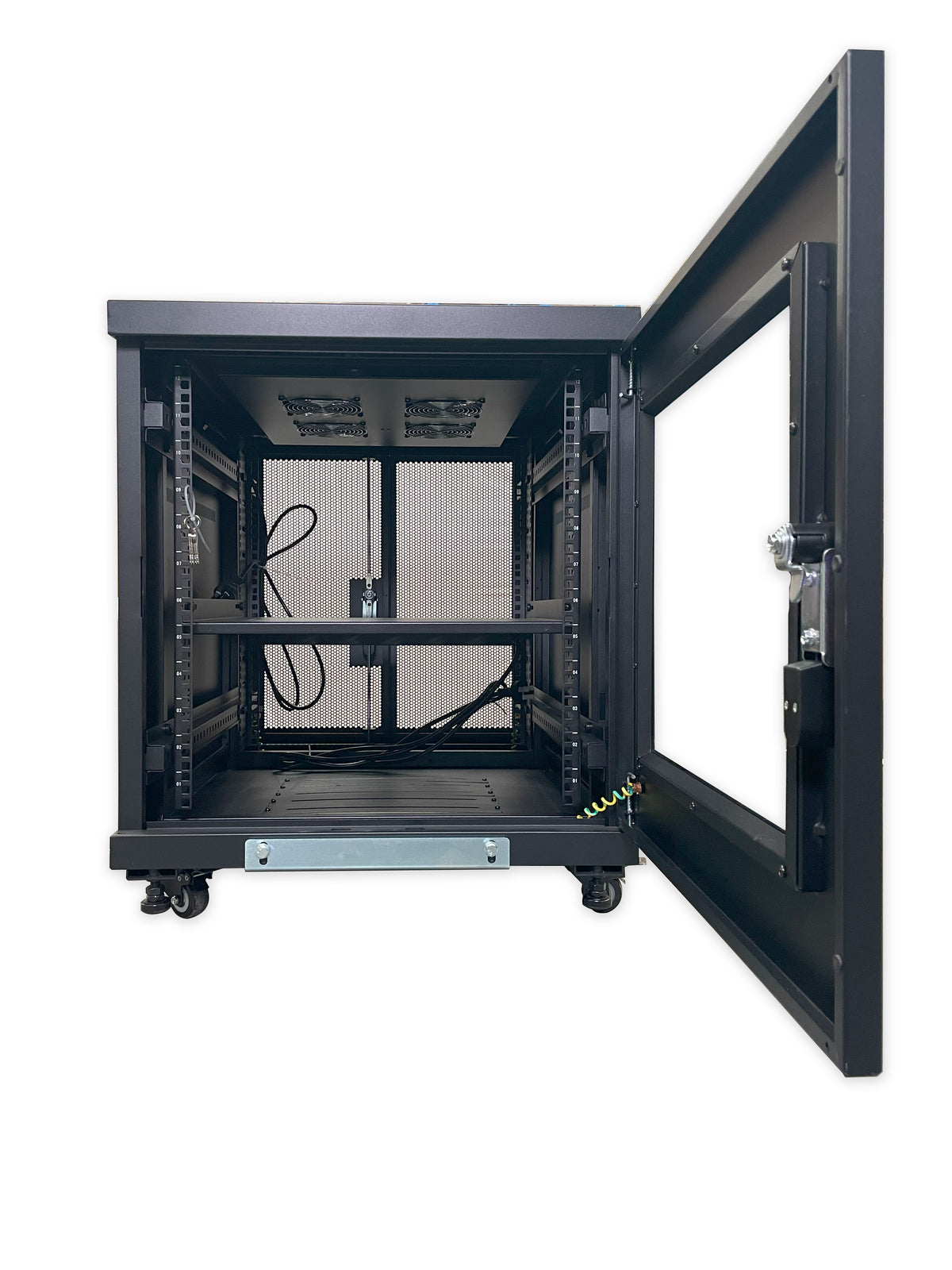 12RU 600mm Wide & 800mm Deep Fully Assembled Free Standing Server Cabi