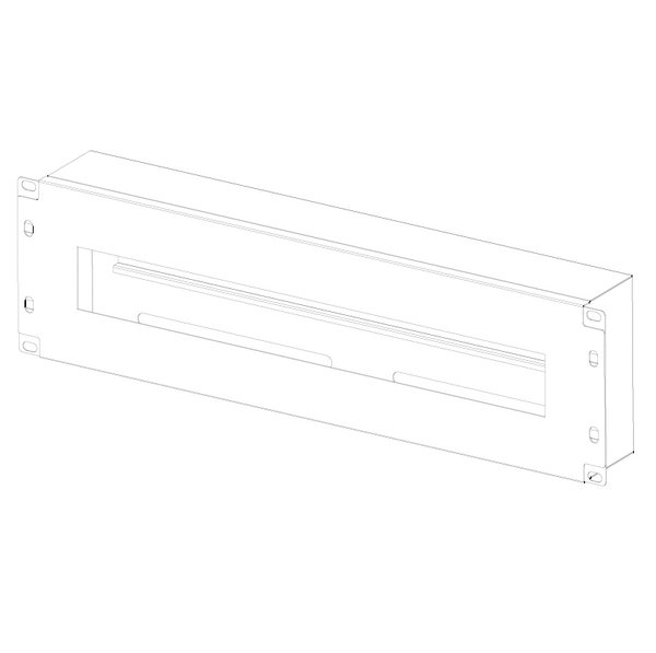 Serveredge 3RU Rack-Mount DIN Rail Enclosure / Panel