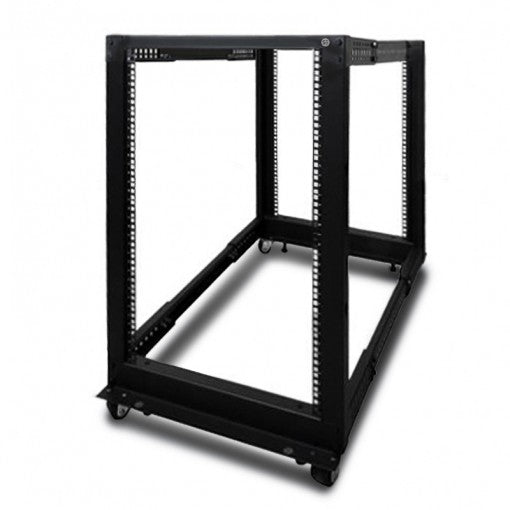 Serveredge 18RU 4 post Adjustable Server rack With Castors