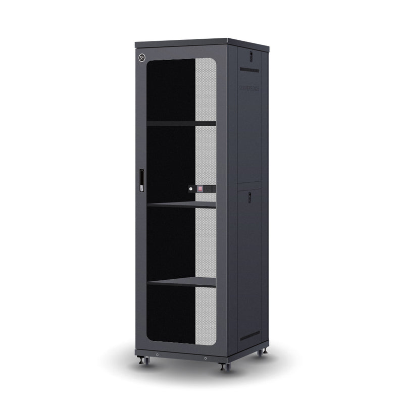 Serveredge 45RU 800mm Wide & 800mm Deep Fully Assembled Free Standing
