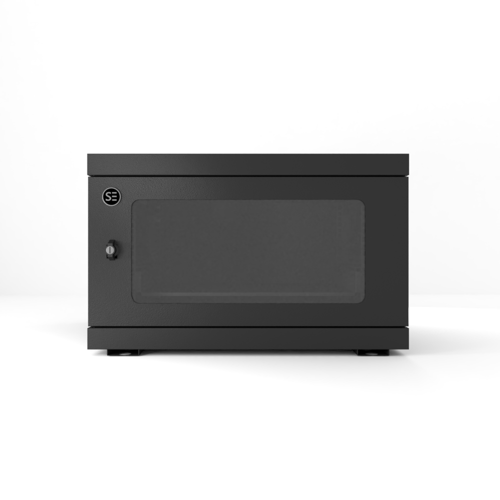 6RU 600mm Wide & 550mm Deep Fully Assembled Swing Frame Hinged Wall Mo