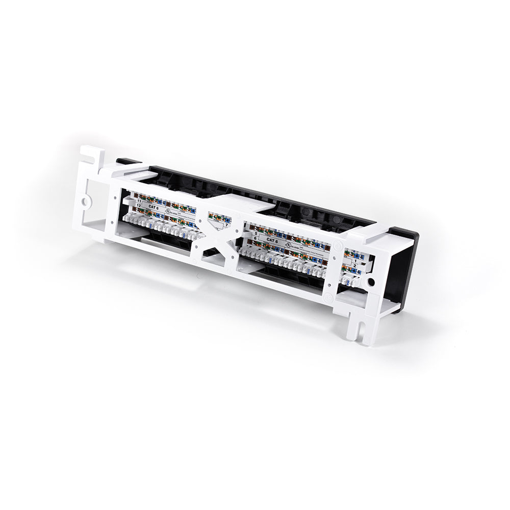 Serveredge 12 Port CAT6 Surface Mount Patch Panel - UTP