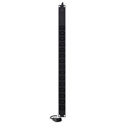 Vertical 15 Port PDU (15) IEC C13 Output (1) IEC C20 Input, 16A, 240V