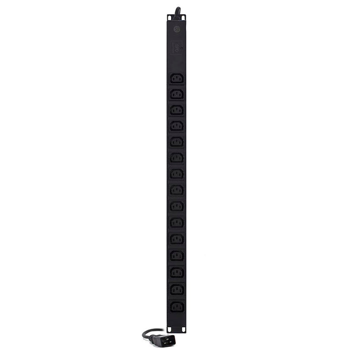 Vertical 15 Port PDU (15) IEC C13 Output (1) IEC C20 Input, 16A, 240V