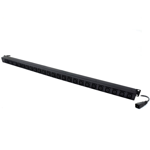 Basic 24 Port 0RU Vertical PDU, (20) IEC C13 Output, (4) IEC C19 Outpu